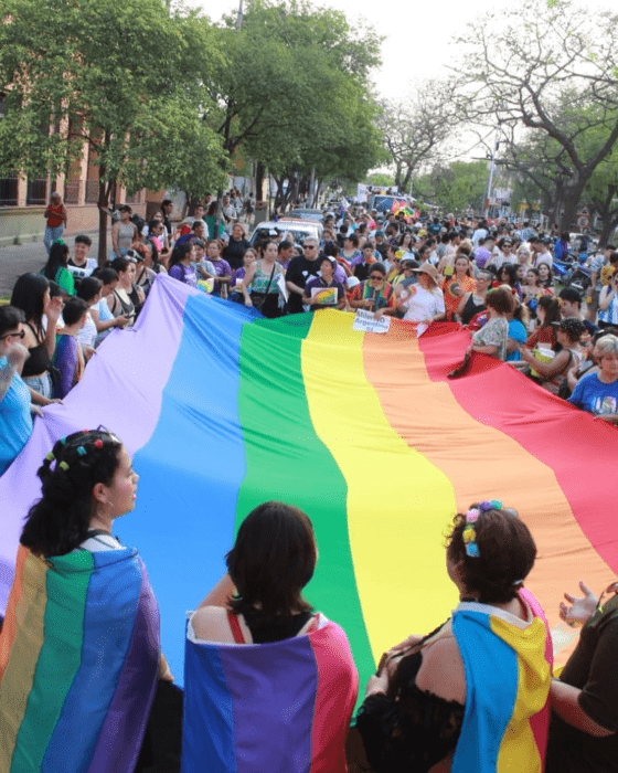 Con mucho calor, los colores de la diversidad inundaron las calles de ...